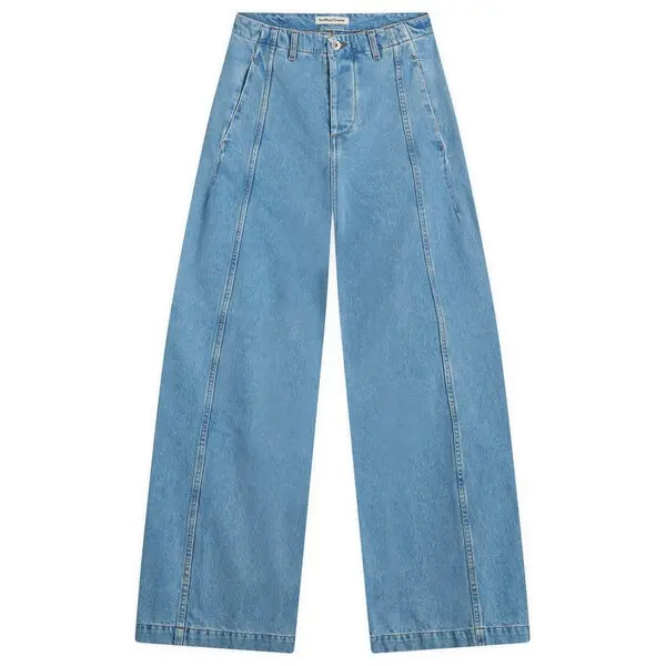 You Must Create Displaced Seam Jeans - Blue