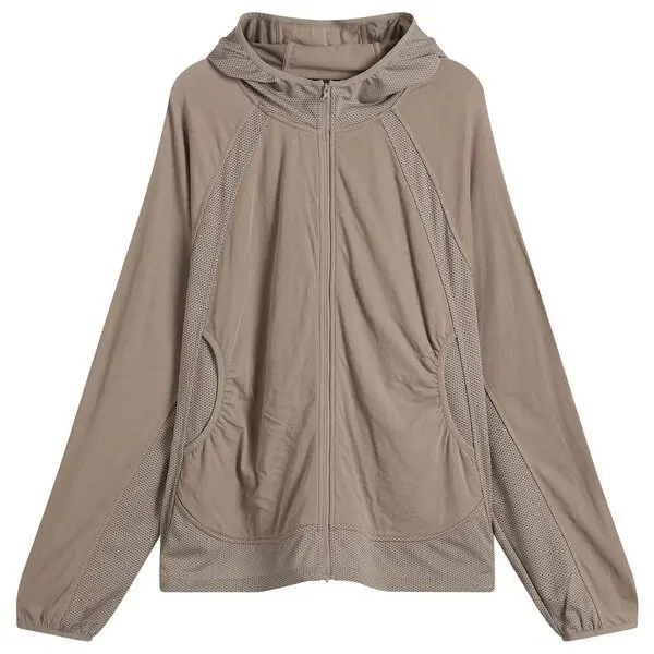 HIKING PATROL Orbit Jersey Hooded Jacket - Walnut