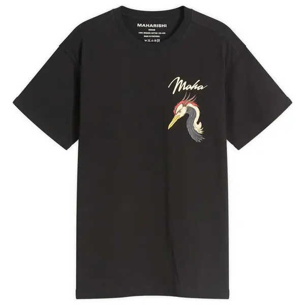 MAHARISHI Year Of The Crane T-shirt - Black