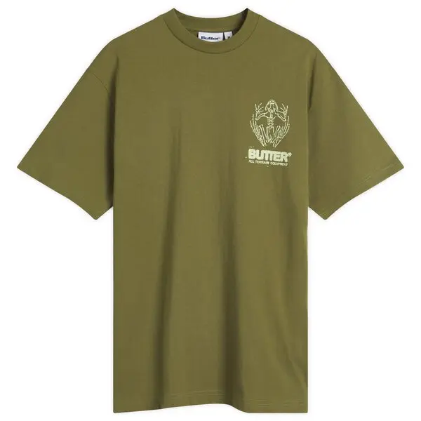 BUTTER GOODS Fossil T-shirt - Moss