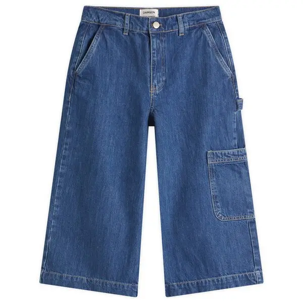 DAMSON MADDER Iza Denim Culotte - Blue