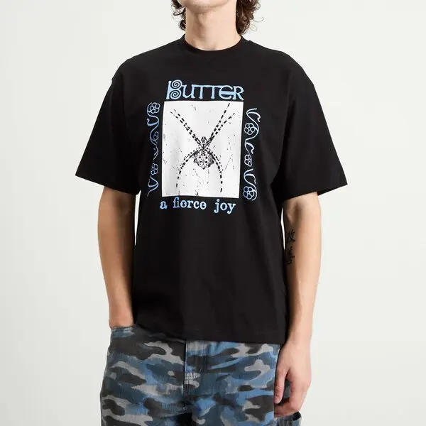 BUTTER GOODS Fierce Joy T-shirt - Black