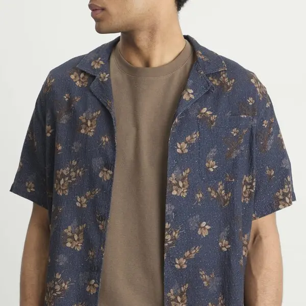 KESTIN Gorse Print Crammond Shirt