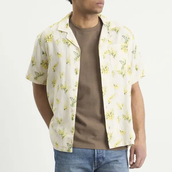 KESTIN Gorse Print Crammond Shirt