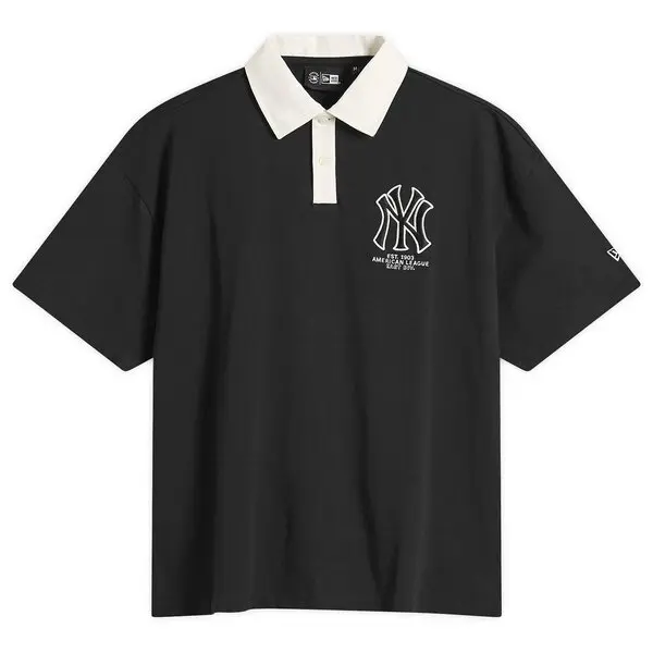 New Era Mlb New York Yankees Polo - Black