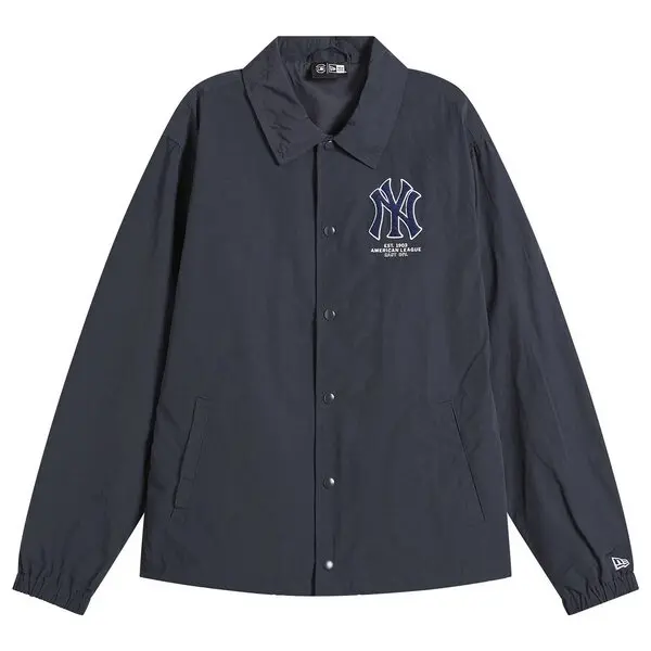 New Era Mlb New York Yankees Coaches Jacket - Navy