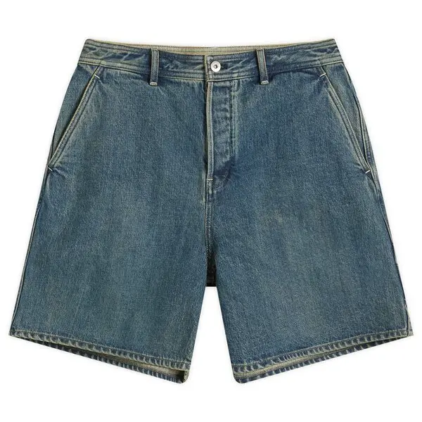 JIL SANDER Regular Fit 5 Pocket Denim Shorts - Blue