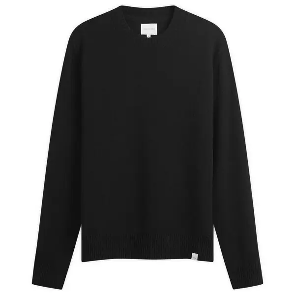 Norse Projects Standard Lambswool Knit Jumper - Black