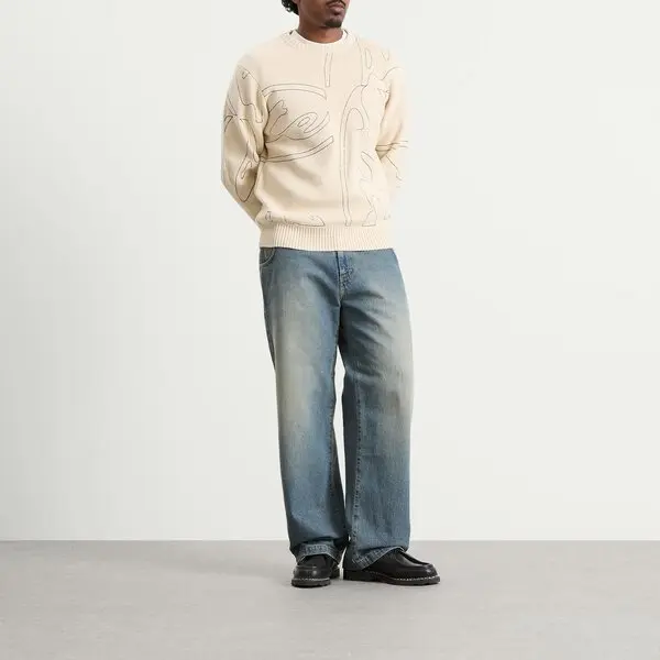 ARTE All Over Circle Logo Knit Jumper