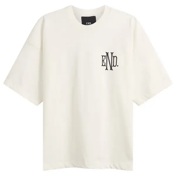 END. Gargoyle Chaser T-shirt - Ecru
