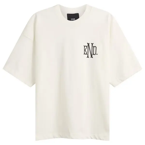 END. Gargoyle Chaser T-shirt - Ecru