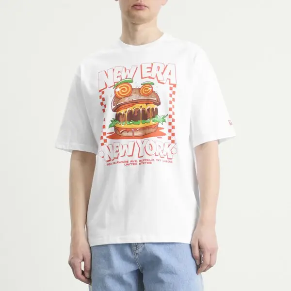 New Era Burger Graphic T-shirt
