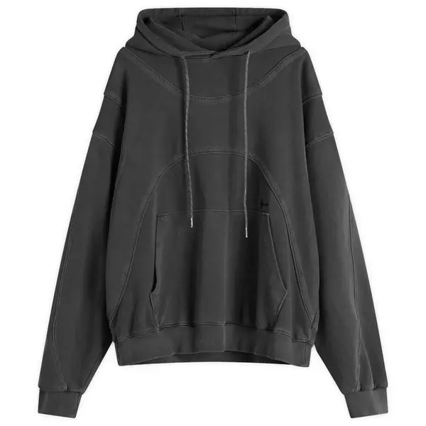 ANGLAN End. X Parachute Pullover Hoodie - Dark Grey