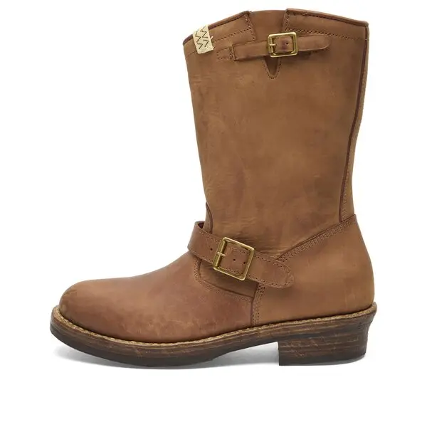 Visvim Folk Buckle Ankle Boot - Brown