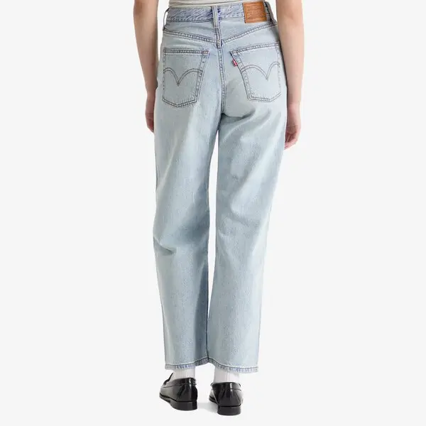 LEVI'S Ribcage High Rise Straight Leg Jeans
