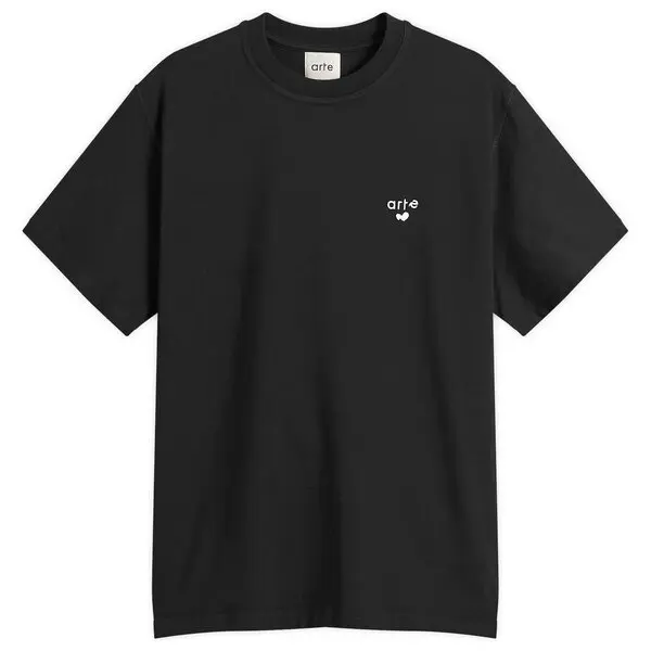 ARTE Heart Logo T-shirt - Black