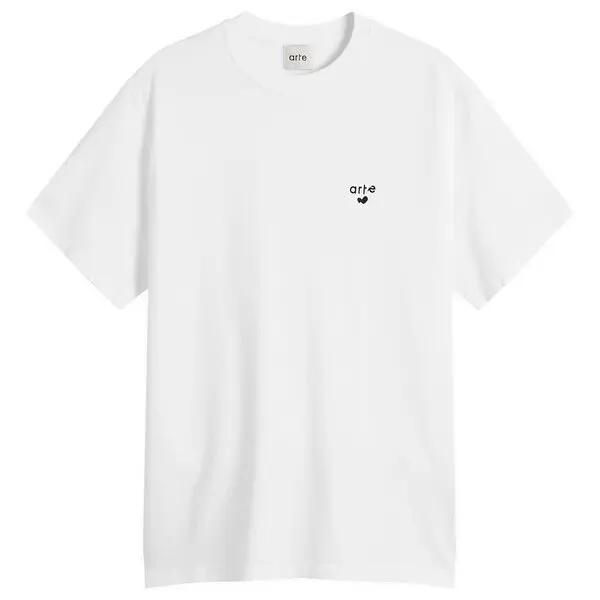 ARTE Heart Logo T-shirt - White