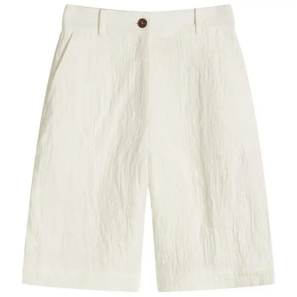 Studio Nicholson Wide Leg Shorts - Parchment