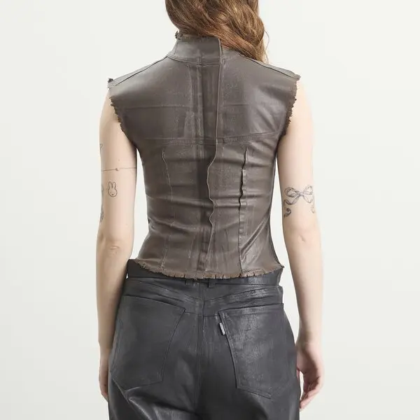 Ottolinger Glazed Denim Zip Top