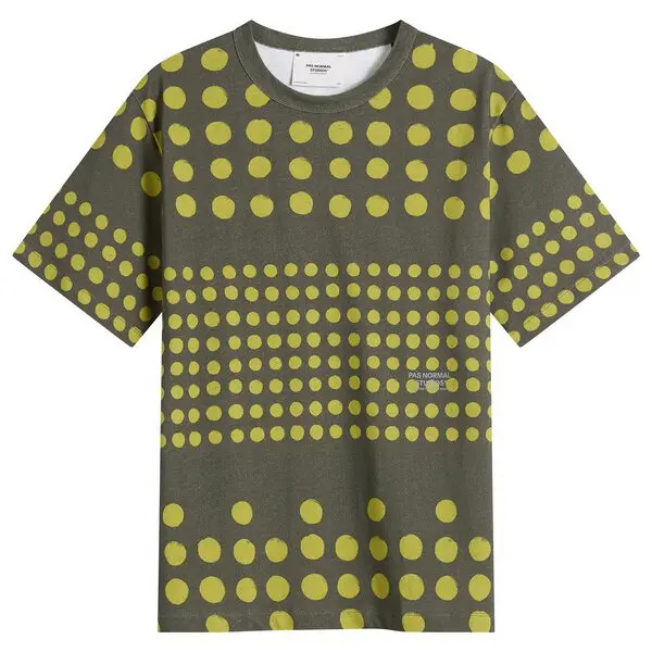 PAS NORMAL STUDIOS Off-race Graphic T-shirt - Mud