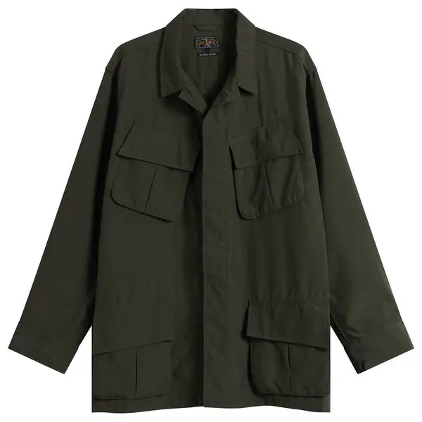 BEAMS Ripstop Fatique Jacket - Olive