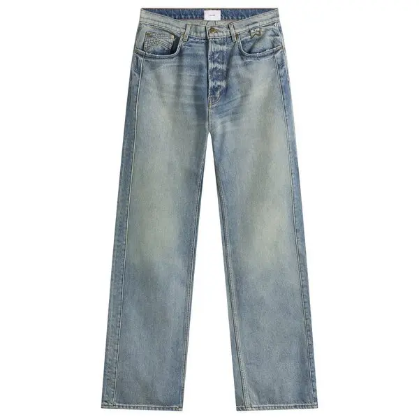 Rhude Relaxed Traxedo Denim Jeans - Isla Indigo