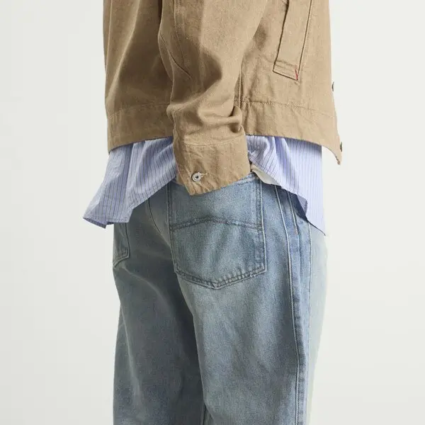 Rhude Relaxed Traxedo Denim Jeans