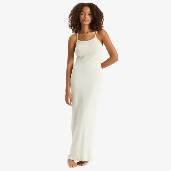 SKIMS Cotton Rib Long Tank Dress
