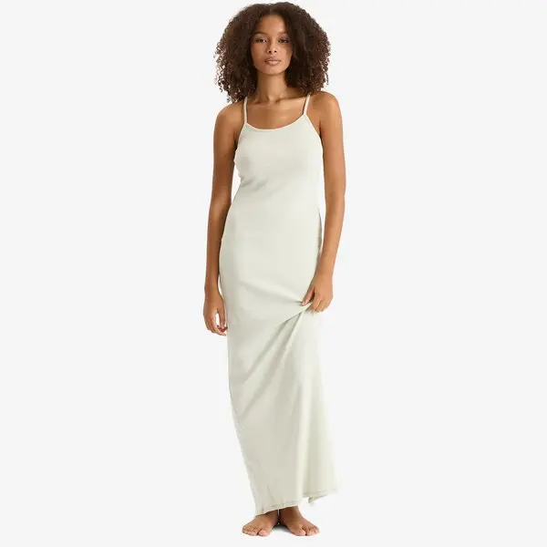 SKIMS Cotton Rib Long Tank Dress