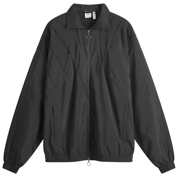 Adidas Rasant Oversized Zip Off Track Top - Black