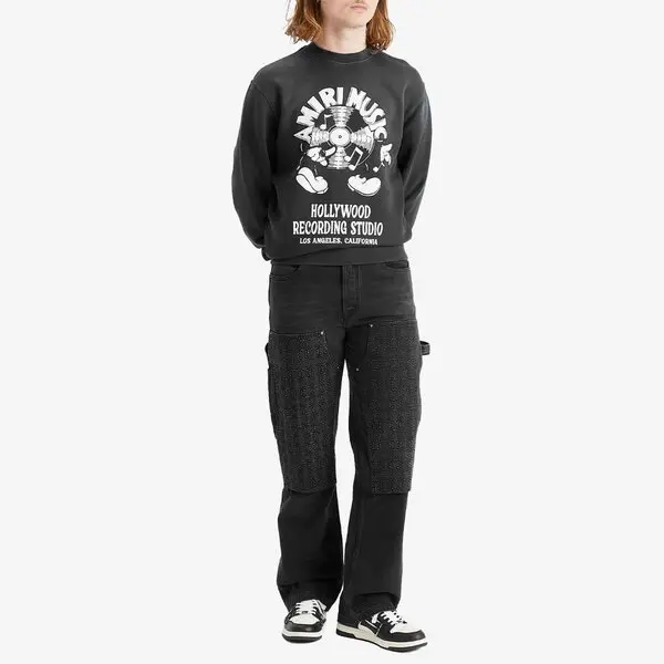 Amiri Graphic Crewneck Sweatshirt