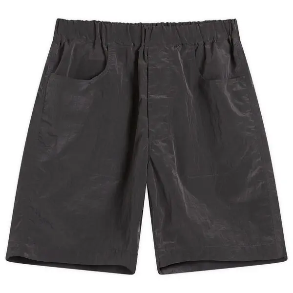 RANRA Stroller Shiny Nylon Shorts - Peat
