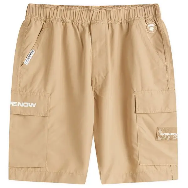 AAPE BY *A BATHING APE Aape Now Loose Fit Cargo Shorts - Beige