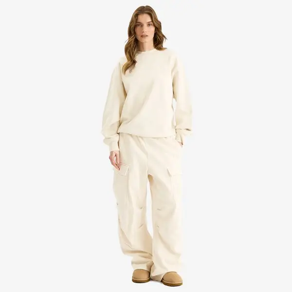 SKIMS Boyfriend Fleece Cargo Sweatpant
