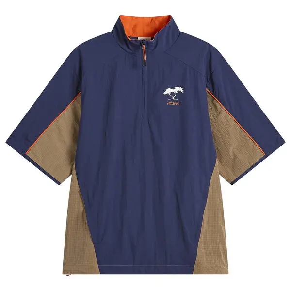 MALBON Torrey Pines Windshirt - Baritone Blue/sea Turtle