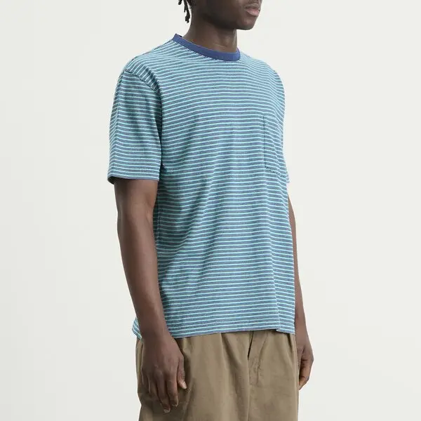 BEAMS Multi Stripe Pocket T-shirt