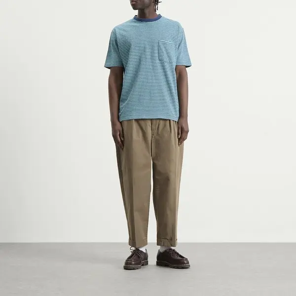 BEAMS Multi Stripe Pocket T-shirt