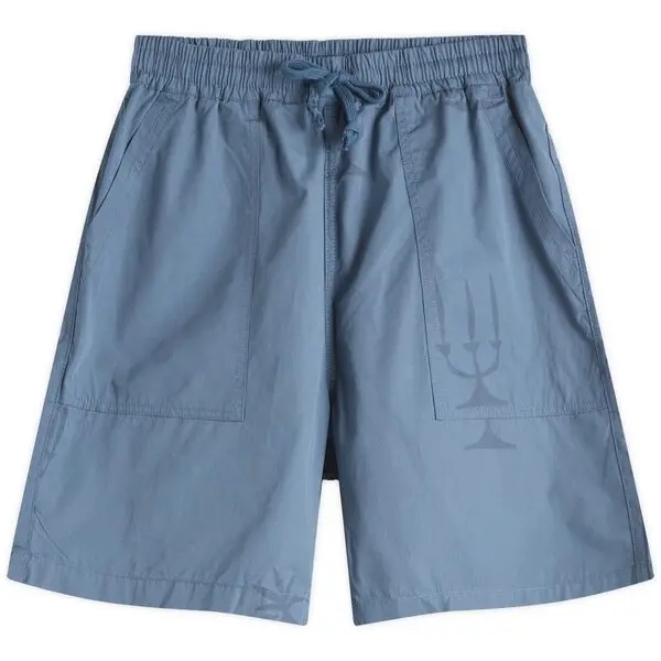 SERVICE WORKS Poplin Printed Chef Shorts - Slate