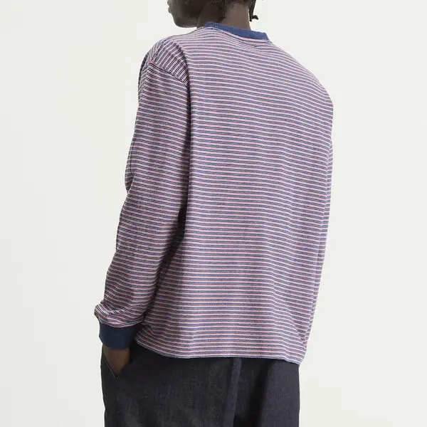 BEAMS Stripe Long Sleeve T-shirt