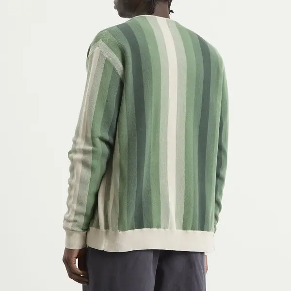 BEAMS Multi Stripe Cardigan
