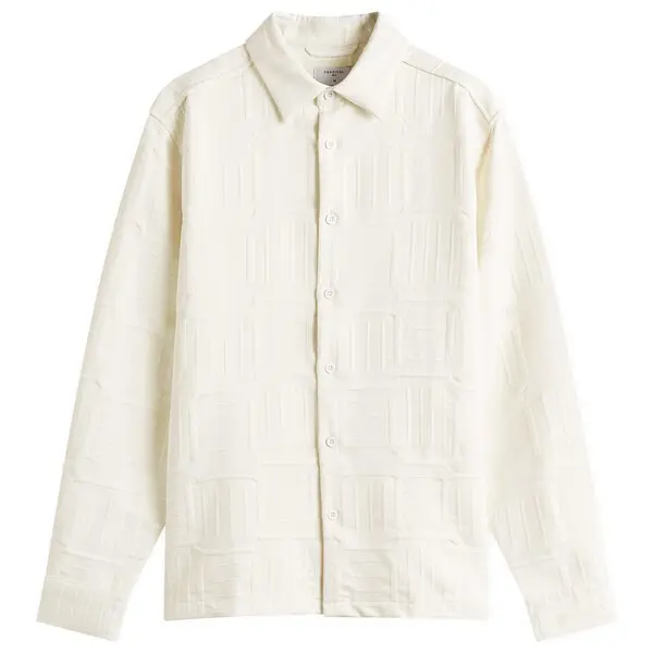 PERCIVAL Ladder Pearce Overshirt - Ecru