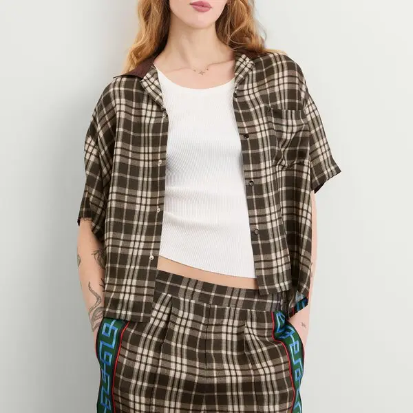 Toga Printed Polo Top