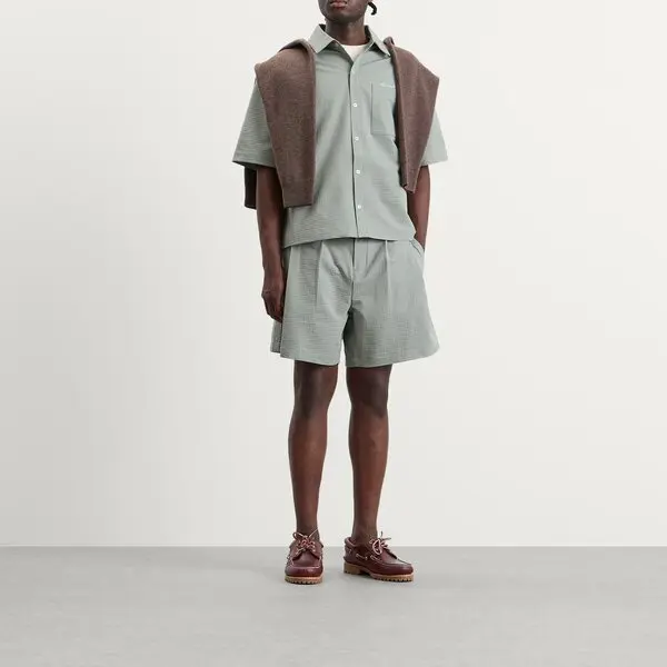 ABOUT:BLANK Textured Shirt In | Size: | Cotton/eva | End Clothing