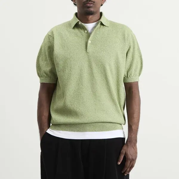 BEAMS Boucle Knit Polo