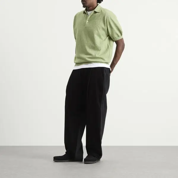 BEAMS Boucle Knit Polo