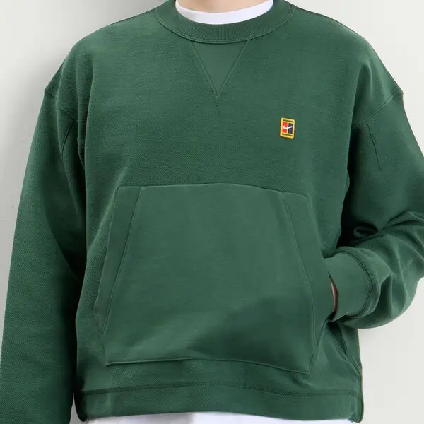 Nike Club Rules Fleece Crew Sweatshirt - Fir/sail