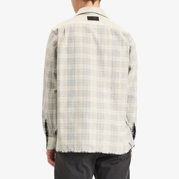MAISON MARGIELA Reversible Plaid Check Shirt
