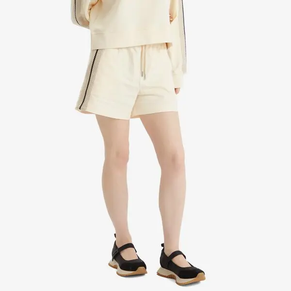 Moncler Crochet Trim Sweat Shorts