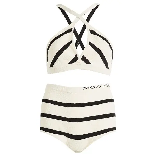 Moncler Stripe Bikini Set
