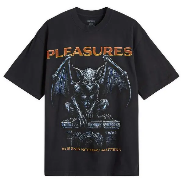 PLEASURES Gargoyle T-shirt - Black Edge